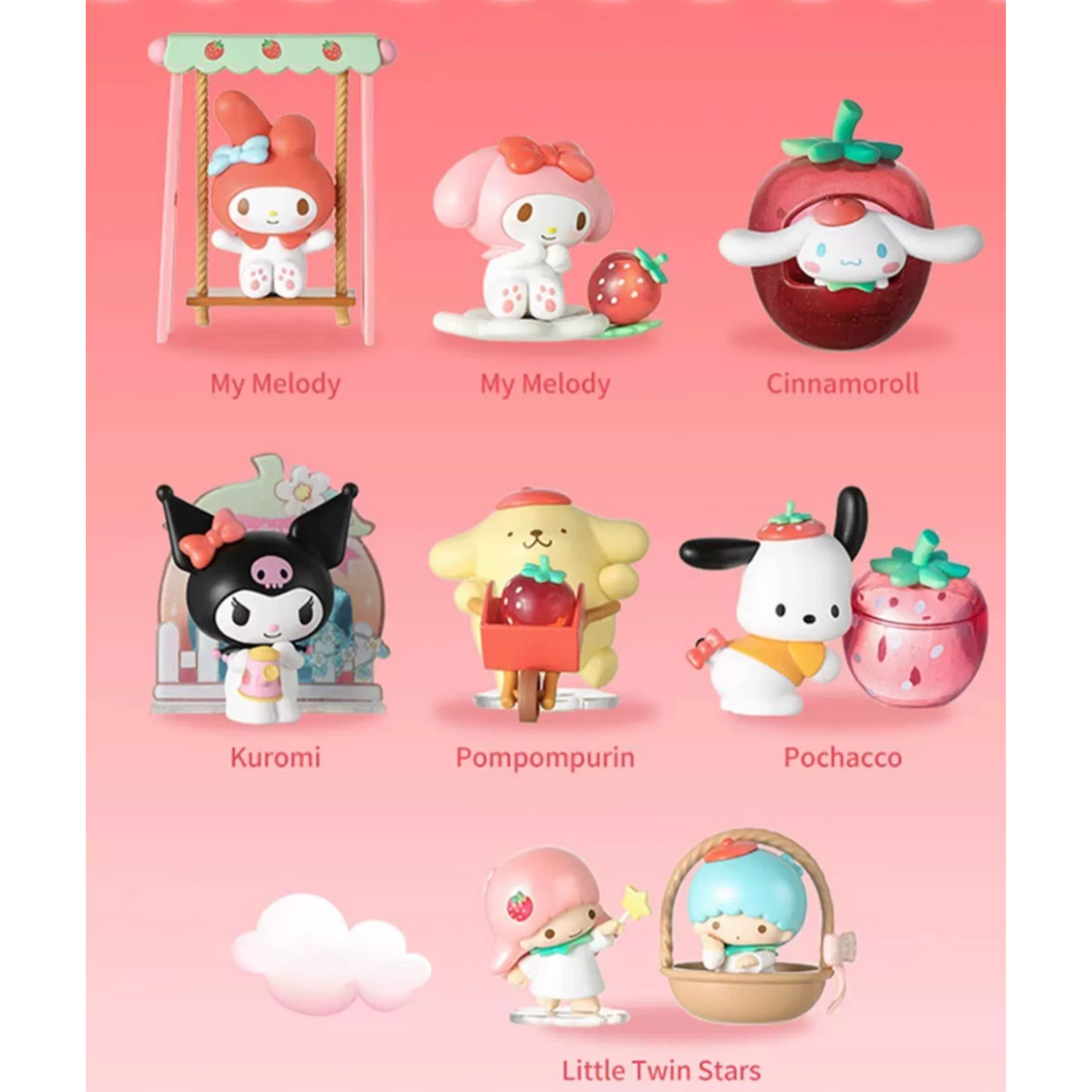MINISO Strawberry Farm Series Blind Box – Kawaii Ink